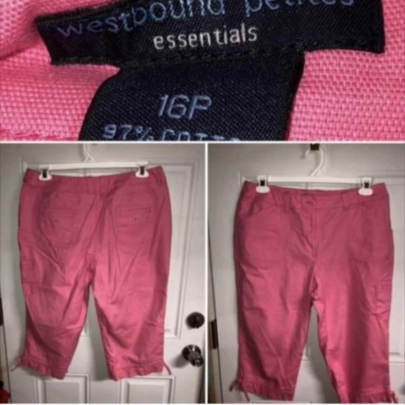 Westbound | Pants & Jumpsuits | Westbound Pink Capri Pants Plus | Poshmark